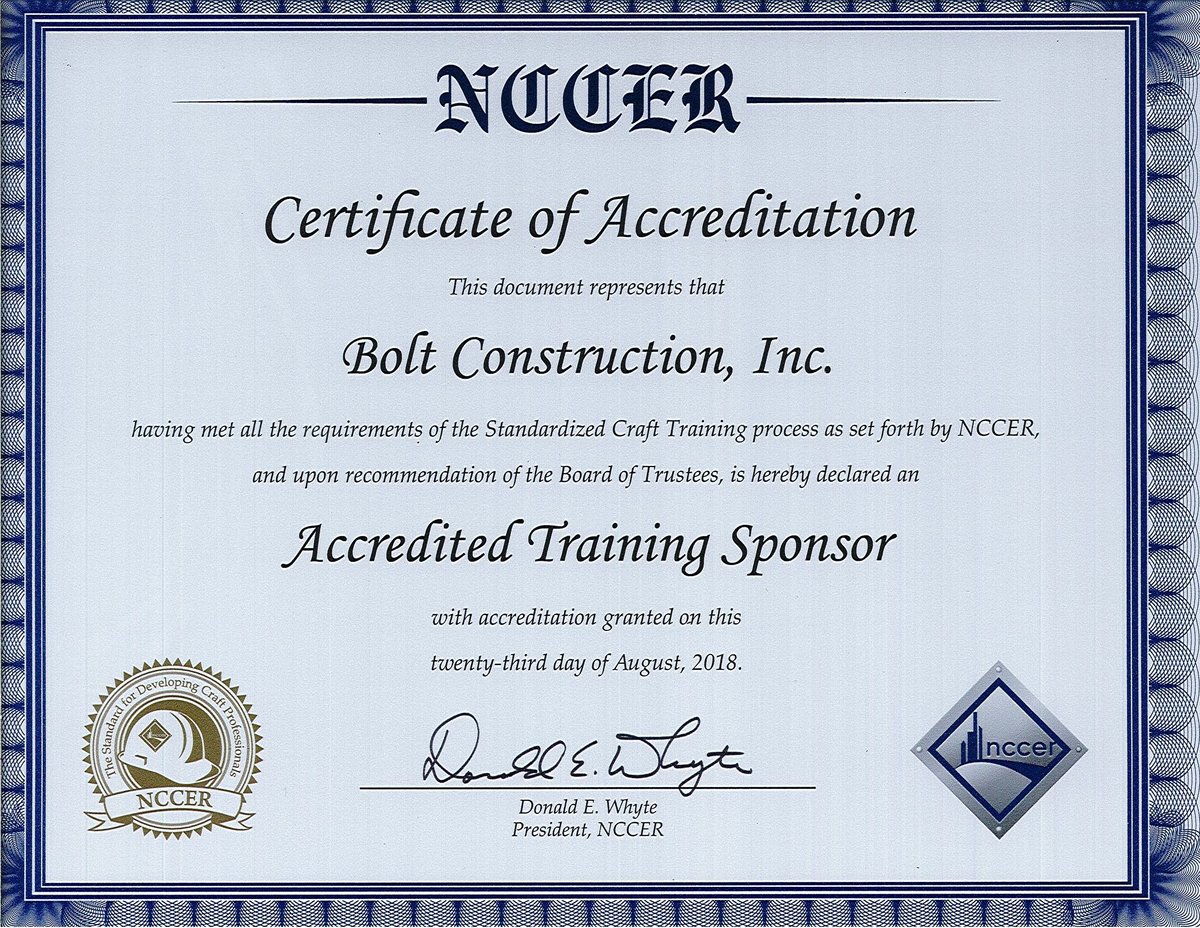 Construction Safety | Bolt Construction